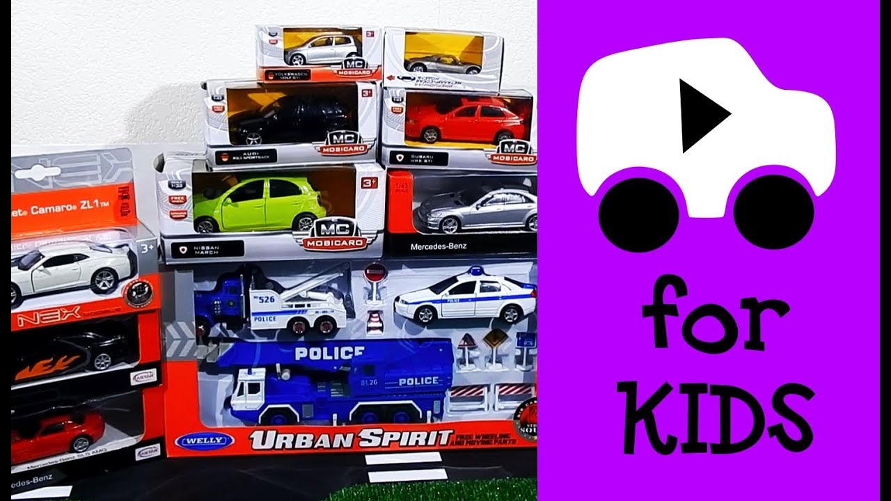 15+ TOY CARS tearing of the packaging - Toys Video for Kids - YouTube