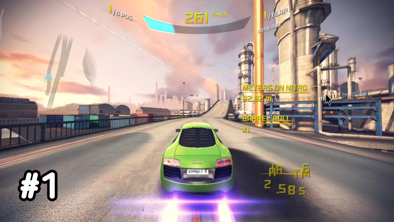 1st Gameplay of Asphalt 8 | OP Game | Dynamic Ninja Gaming - YouTube