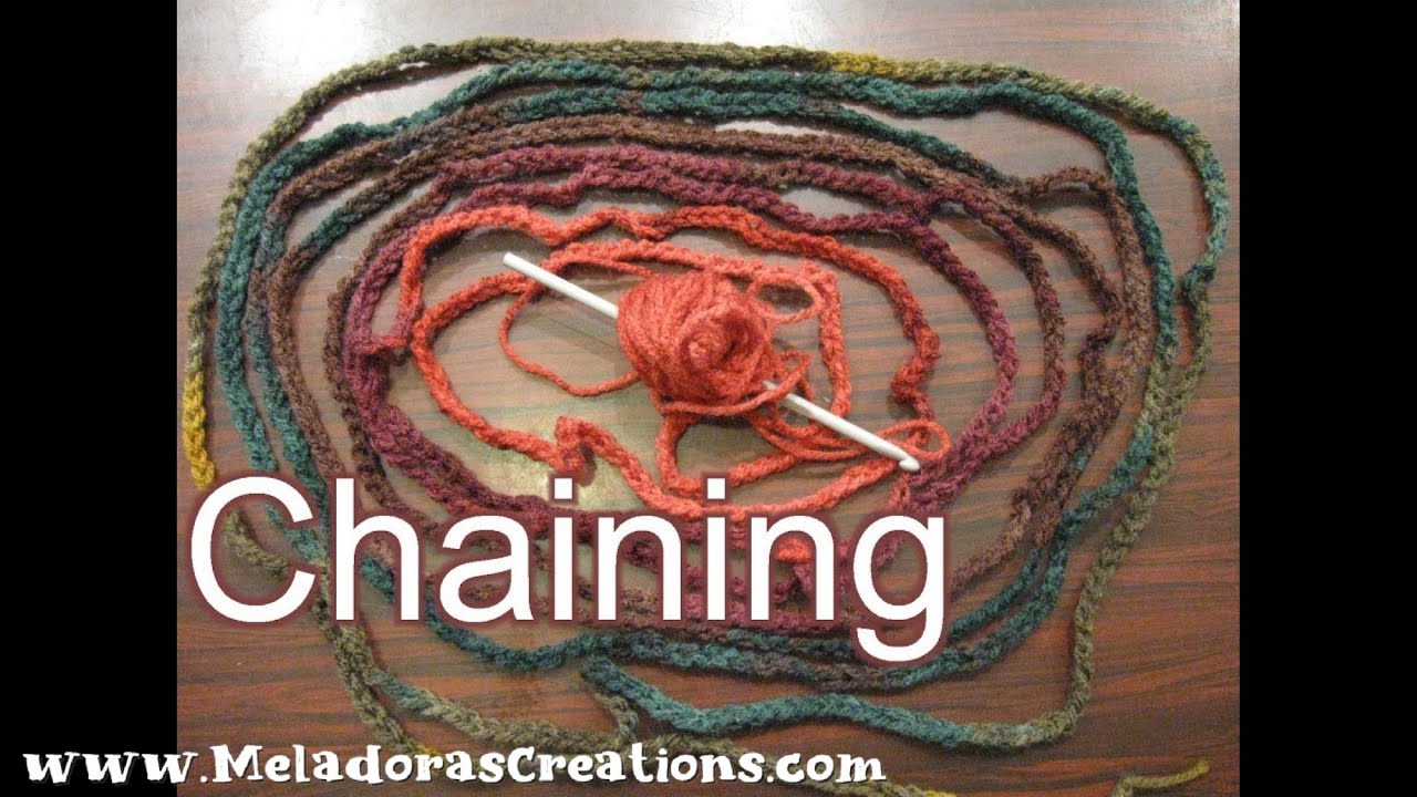 Learn to Crochet Lesson 2 - Chaining (ch) - YouTube