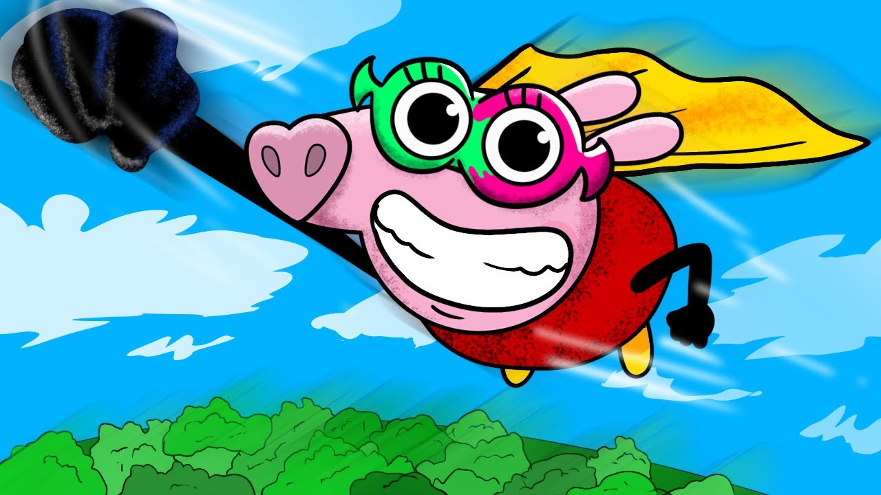 Peppa Pig Super Hero story | BRAND NEW PEP - YouTube