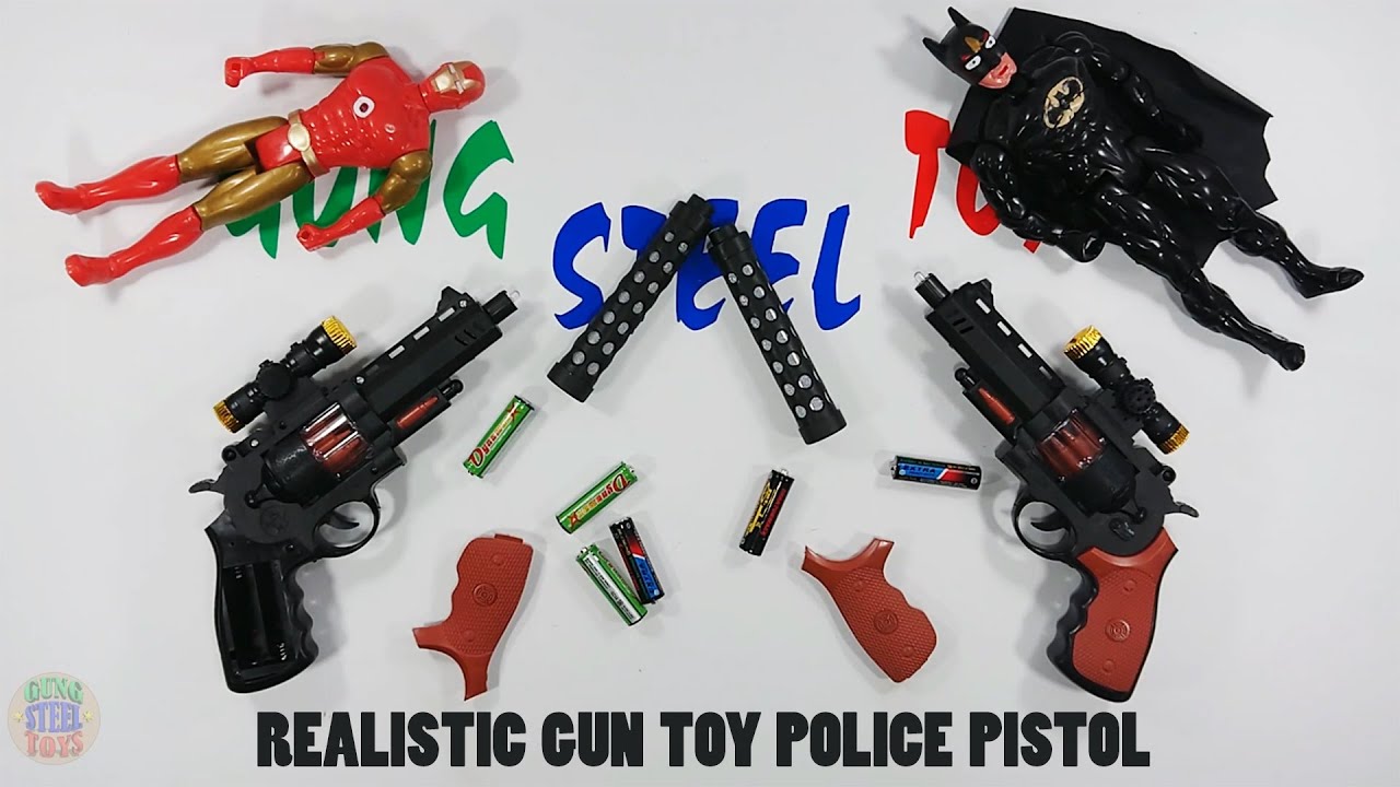 Realistis Gun toy Police Pistol - YouTube