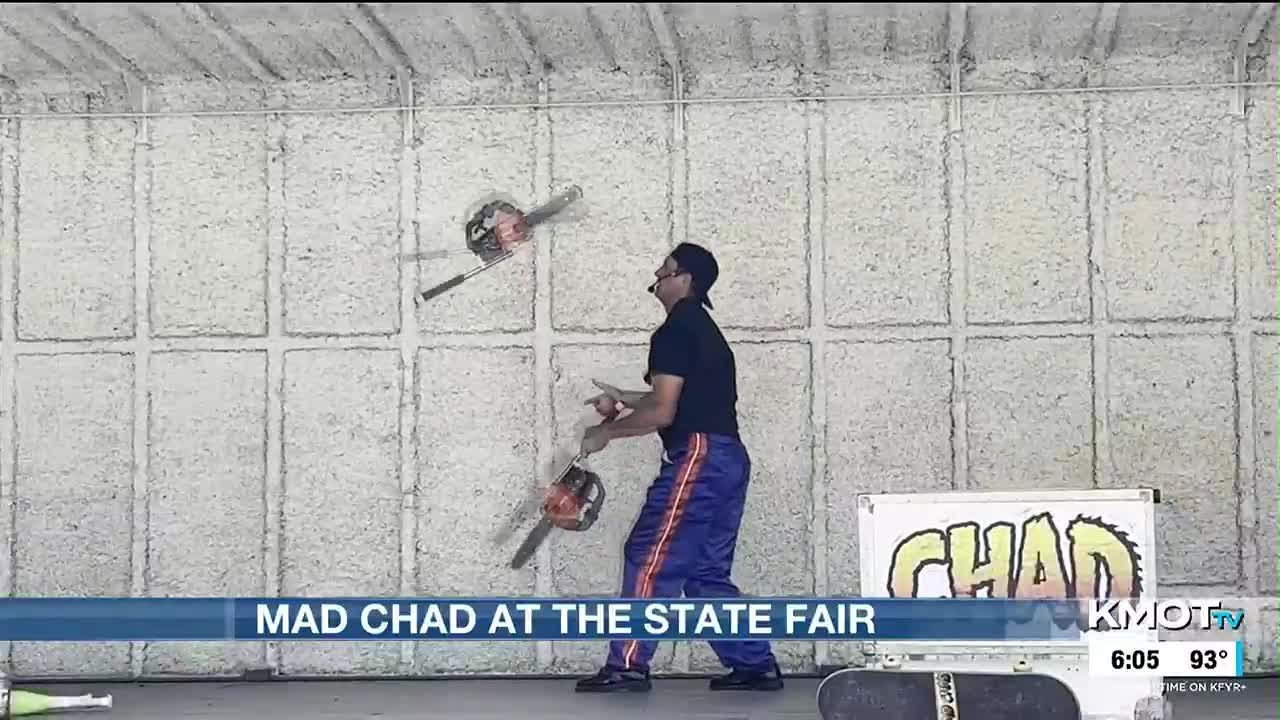 The ND State Fair presents chainsaw juggler Mad Chad for the first time ...