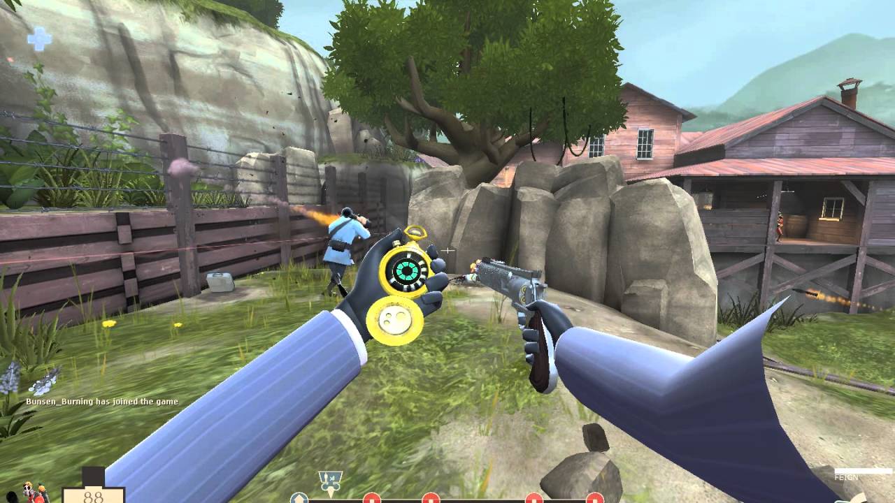 Tf2 Scout and Spy Gameplay - YouTube
