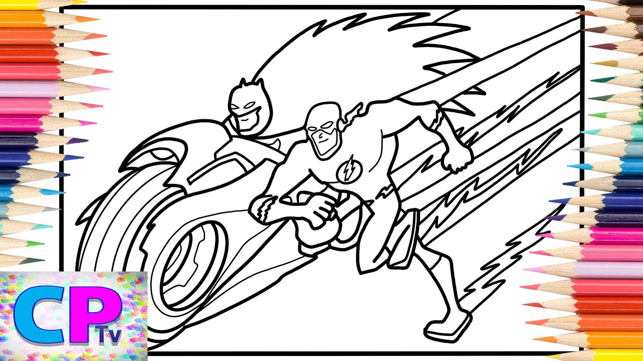 The Batman Knight and Flash on IPad Pro/Coloring on IPad/Andrah ...