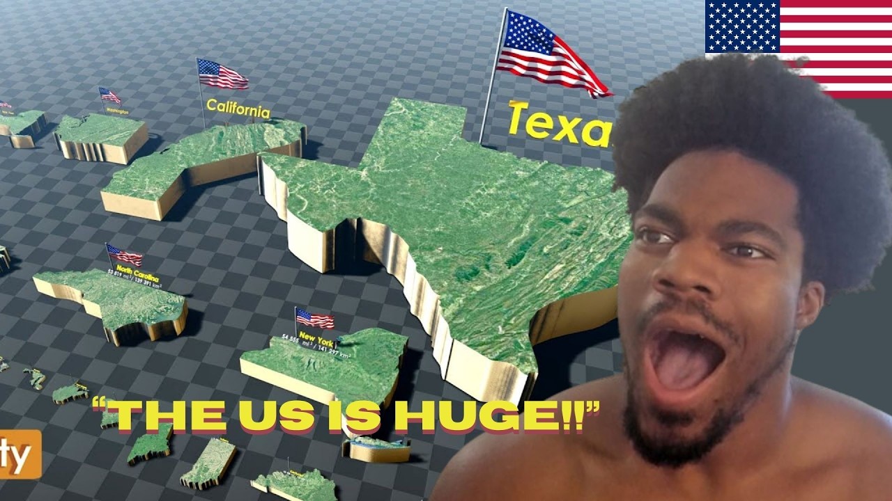 Wait... Texas is Bigger than WHAT!? | U.S States Size Comparison ...