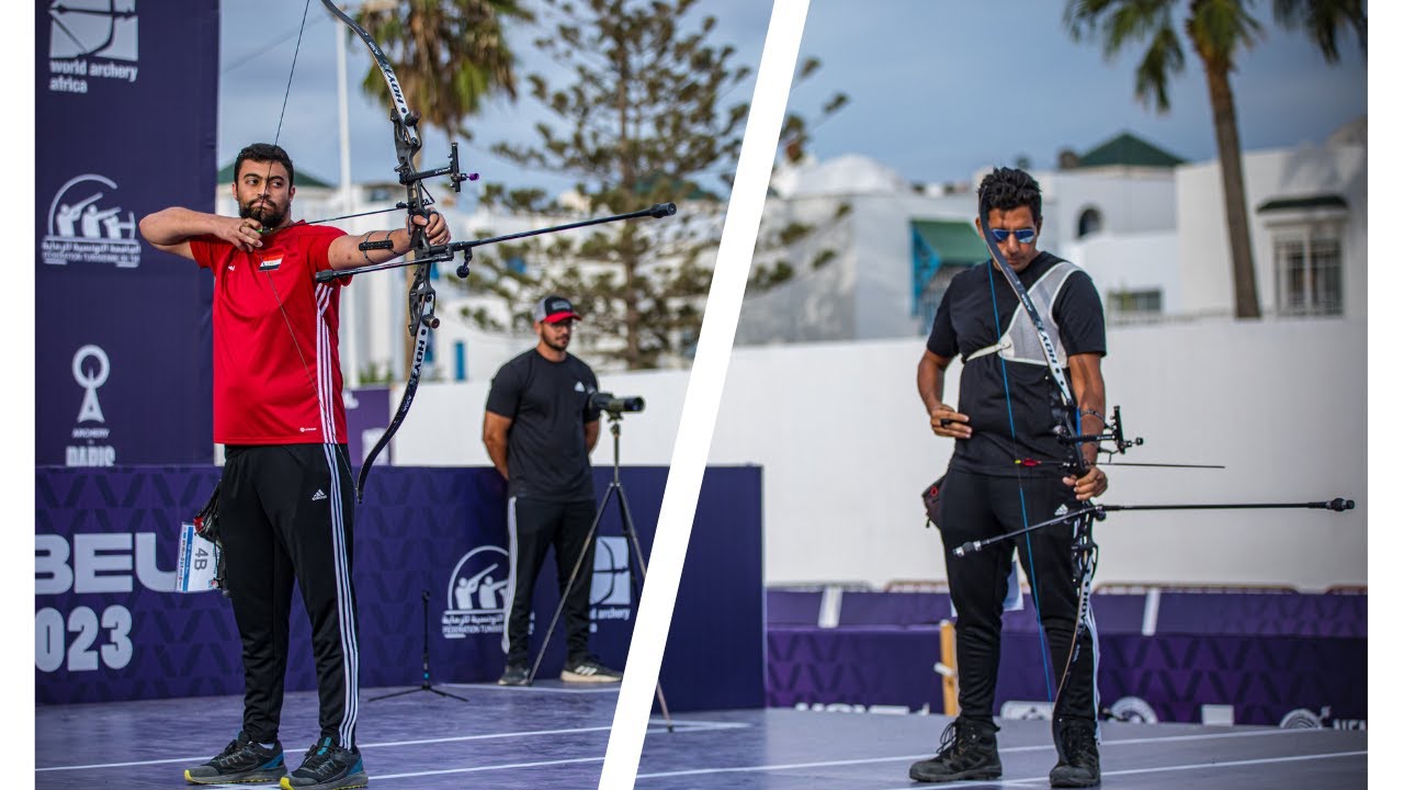 Sherif Mohamed v Youssof Tolba – recurve men semifinal 2 | Nabeul 2023 ...