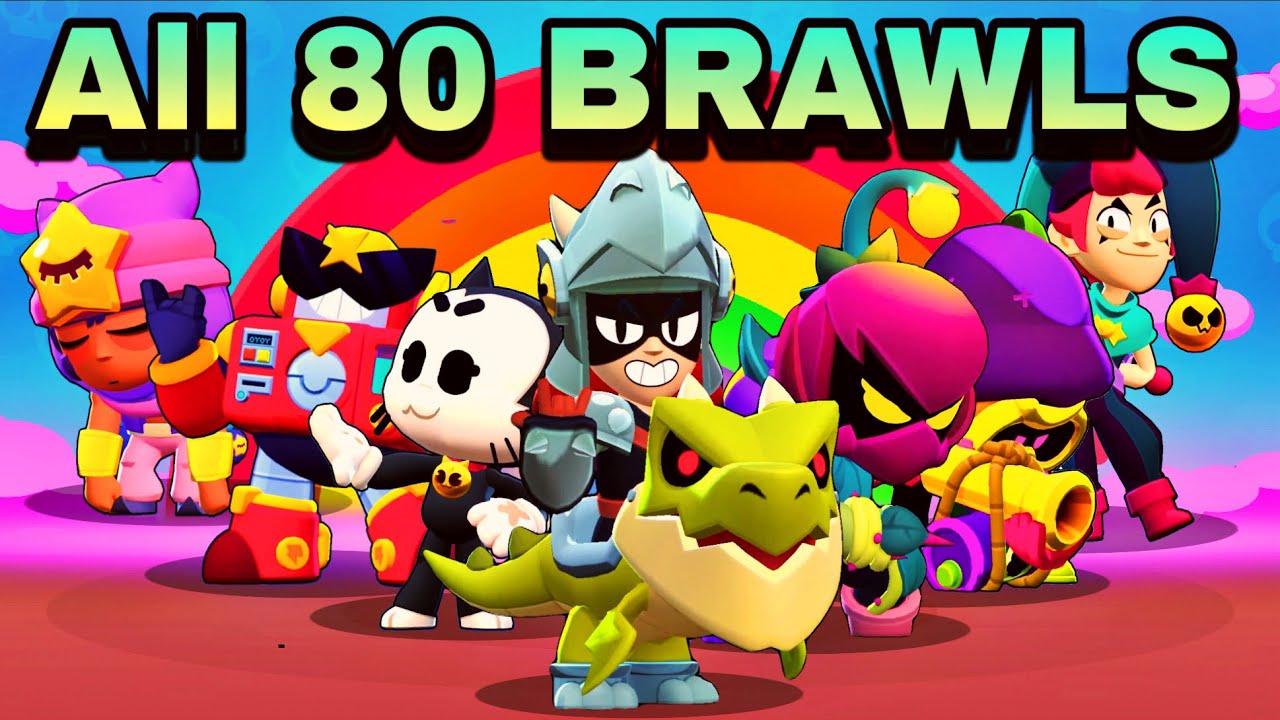 ALL 80 BRAWLERS WIN AND LOSE ANIMATIONS | Lily, Draco & more.. - YouTube