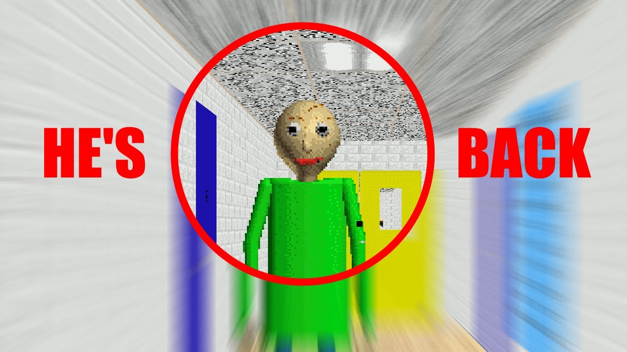 Baldi is back, but I have the way of the Question Mark | Baldi's Basics ...