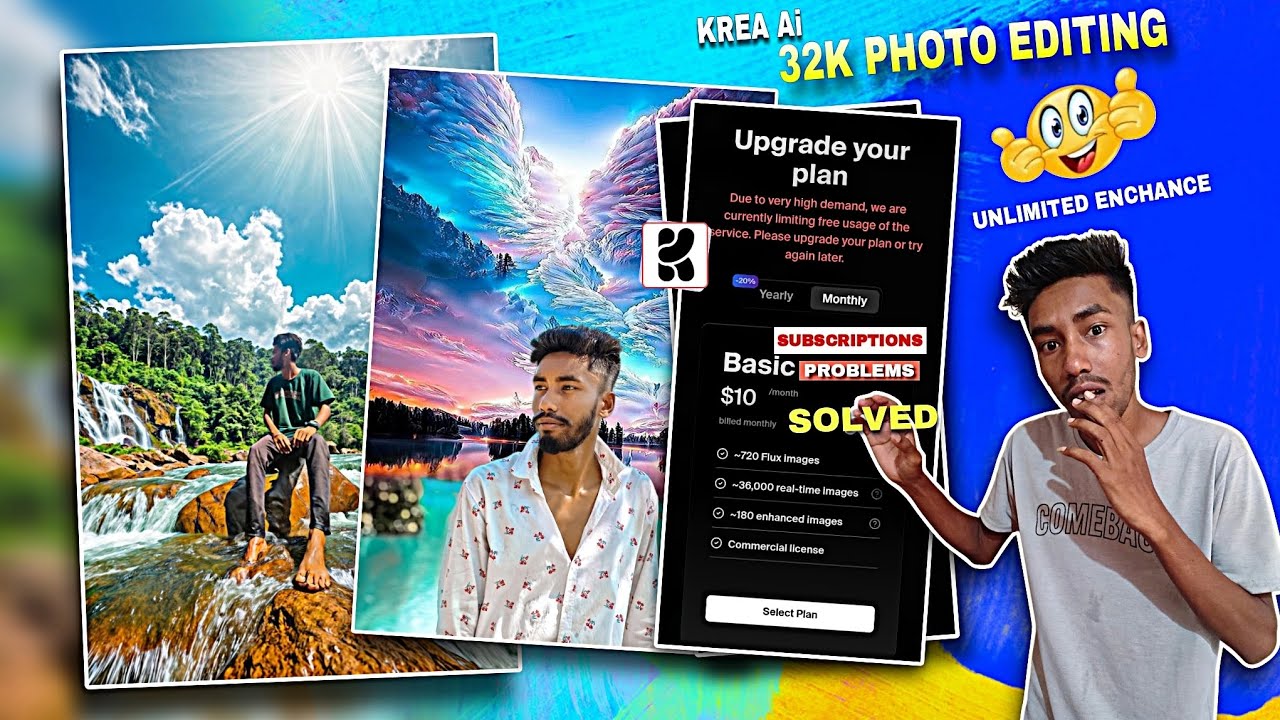 Instagram Trending 32k Photo Editing Full tutorial | KREA Ai ...