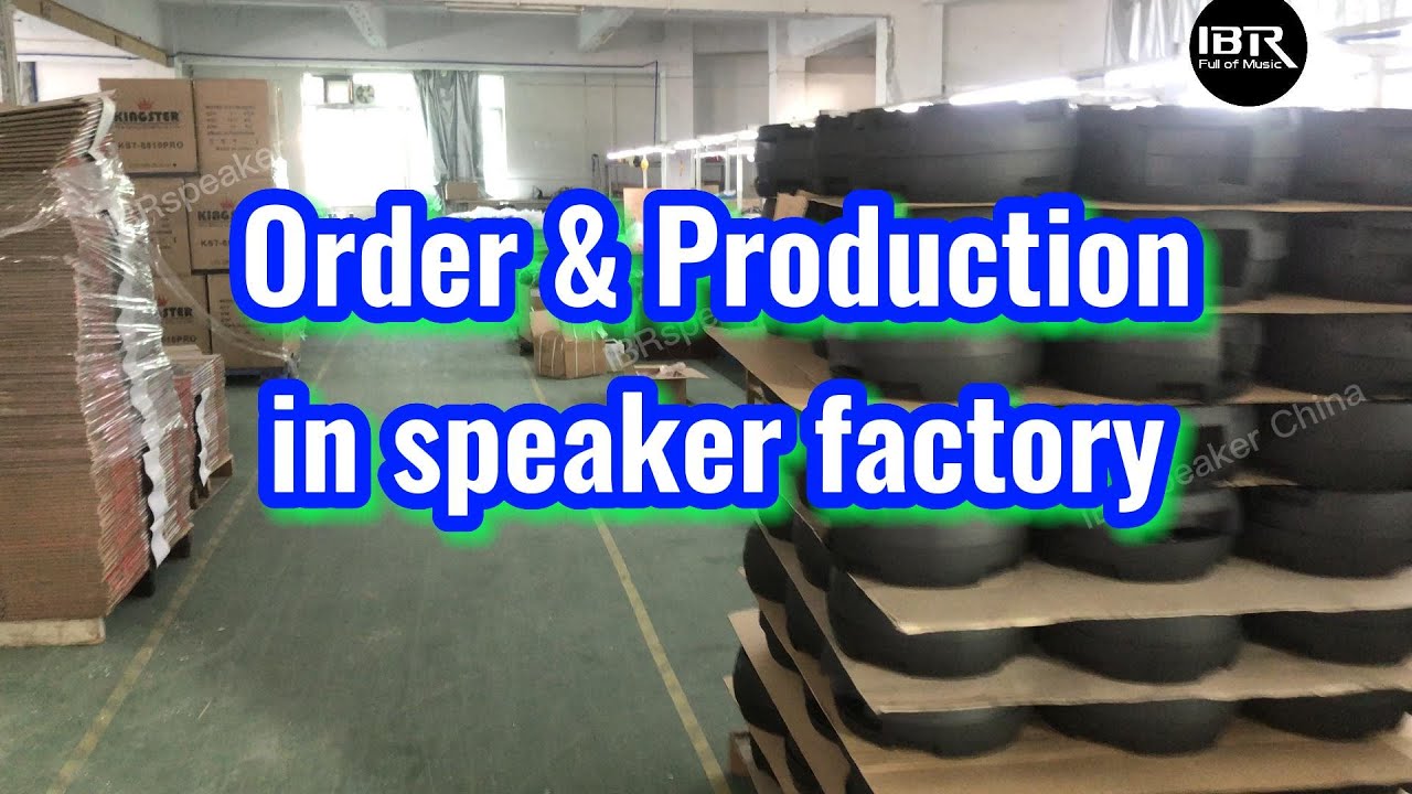 Speaker manufacturered in plastic speaker factory China - YouTube