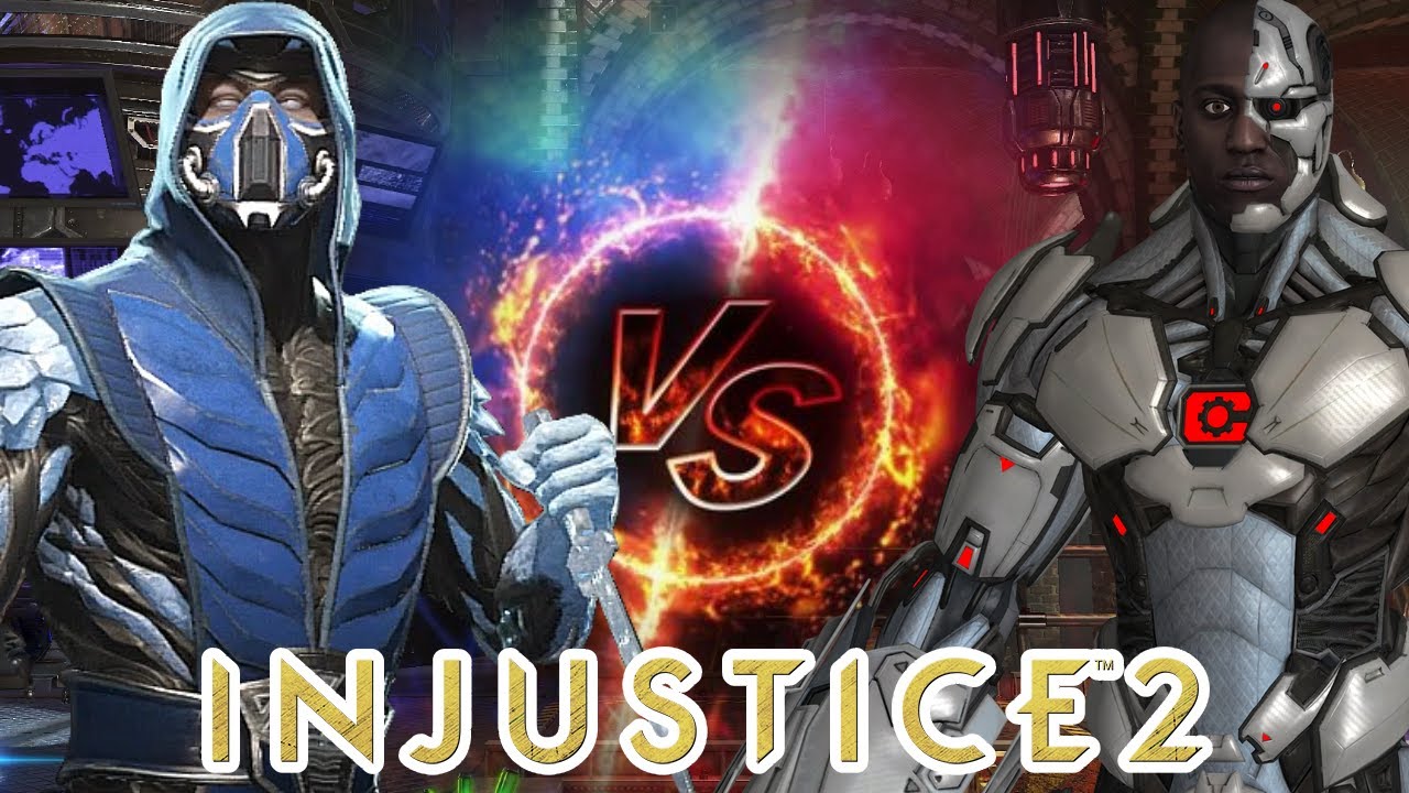 Injustice II Sub Zero vs Cyborg Games Channel - YouTube