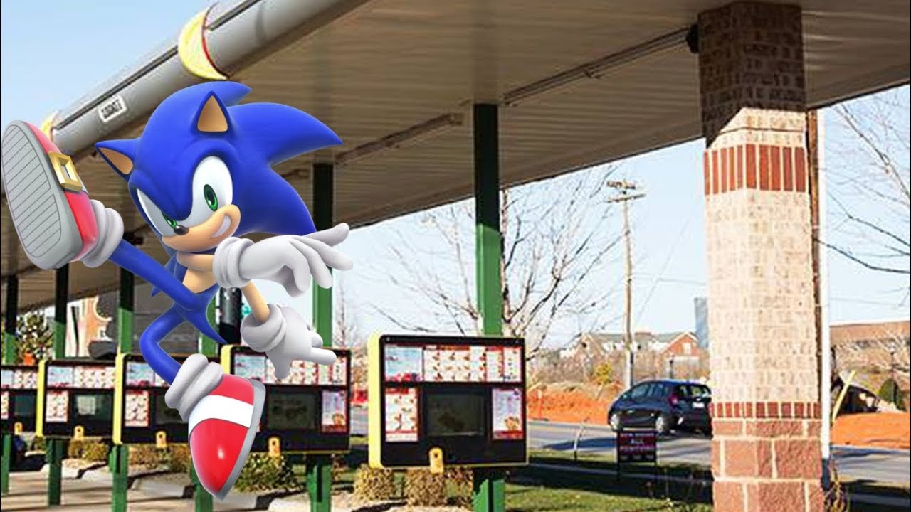 Sonic goes to Sonic but it's scuffed and made by highschoolers - YouTube