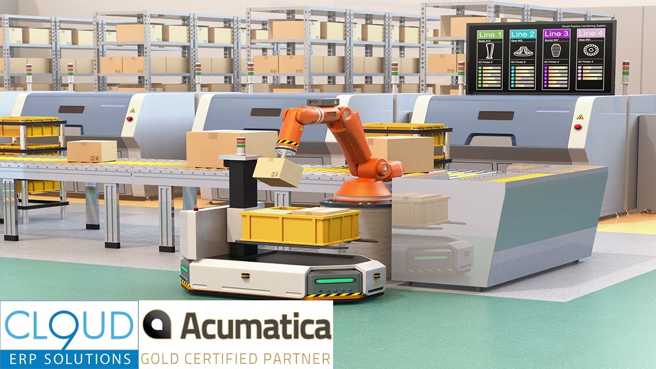 Acumatica - Manufacturing Barcode Scanning and Shop Operations - YouTube