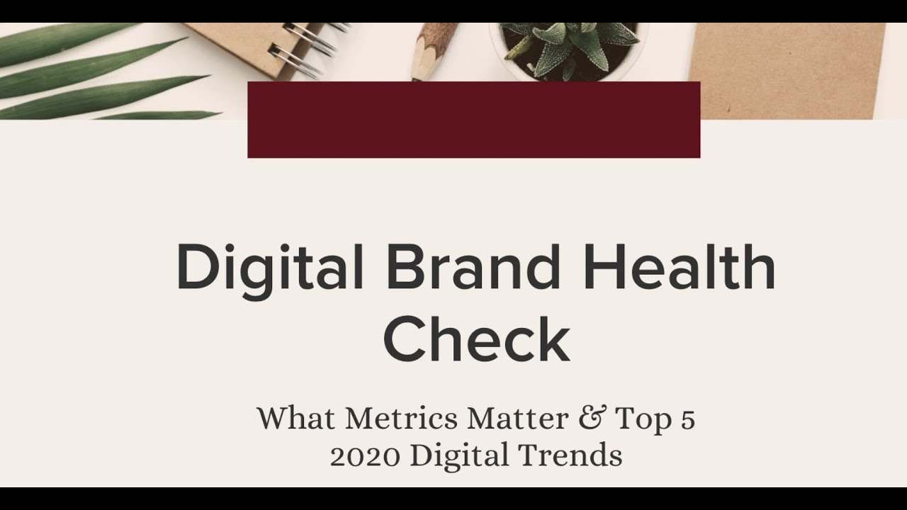 Digital Brand Health Check - Positive Equation - YouTube