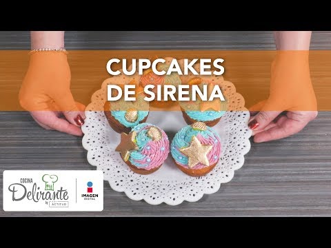 Cupcakes de sirena | Cocina Delirante