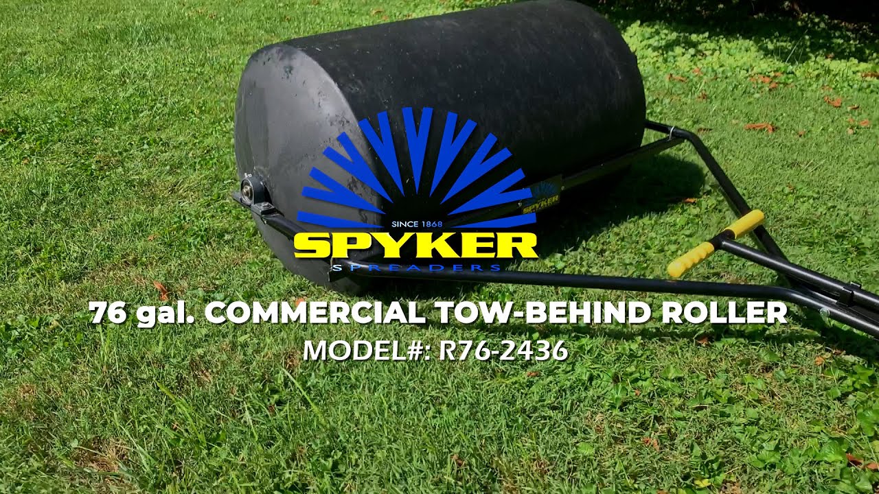 Spyker 76 Gallon Commercial Lawn Roller #R76-2436 - YouTube