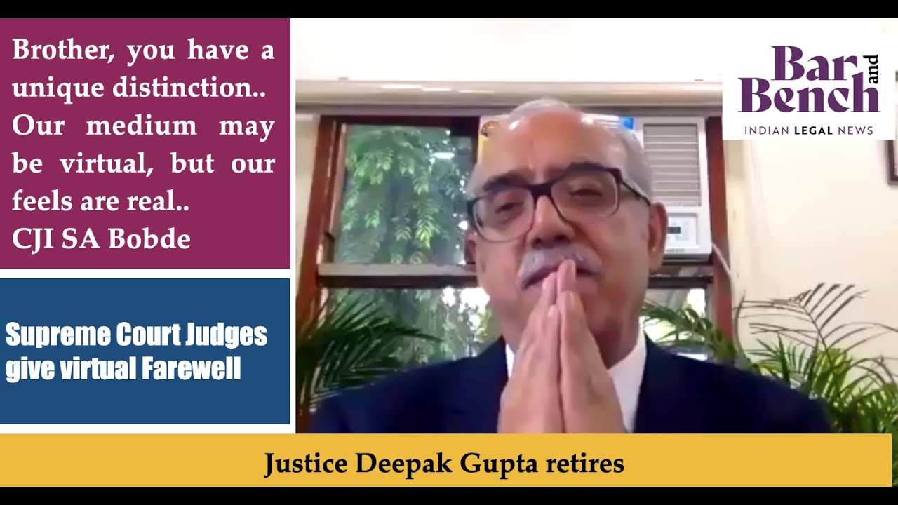 Our medium may be virtual, but our feelings are real: SC Judges bid ...