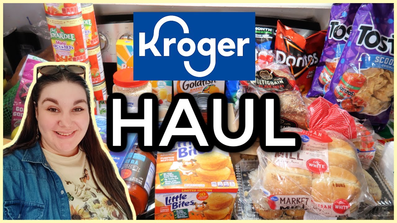 KROGER HAUL | 1-Week Grocery Haul & Meal Plan | October 2022 - YouTube