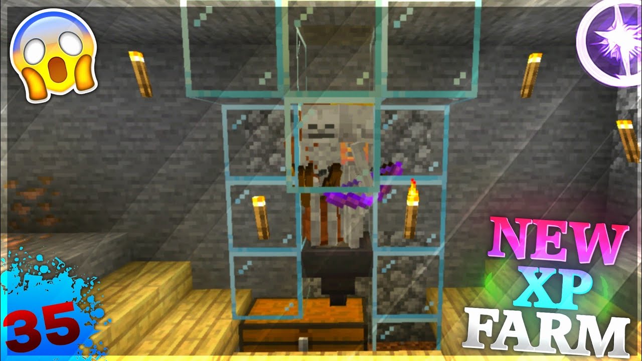 I MADE SKELETON FARM 😉 || MINECRAFT PE SURVIVAL SERIES #35 - YouTube