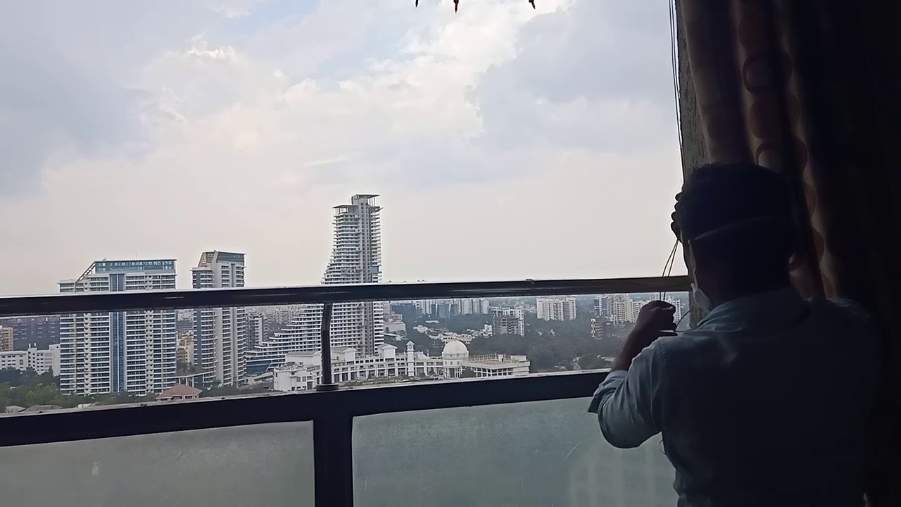 Collapsible pigeon net installation - Chirag Bird Netting - 9325844441 ...
