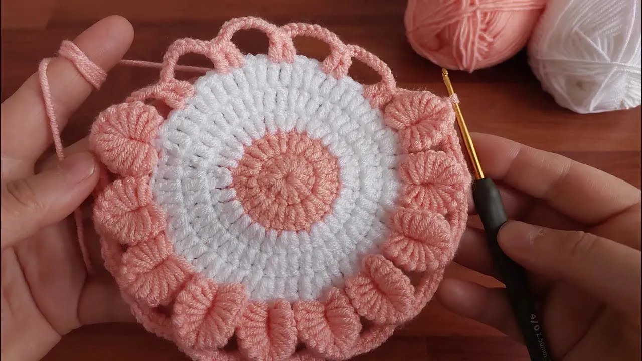 A Simple and Stunning Crochet Coaster Tutorial for a Beautiful and ...
