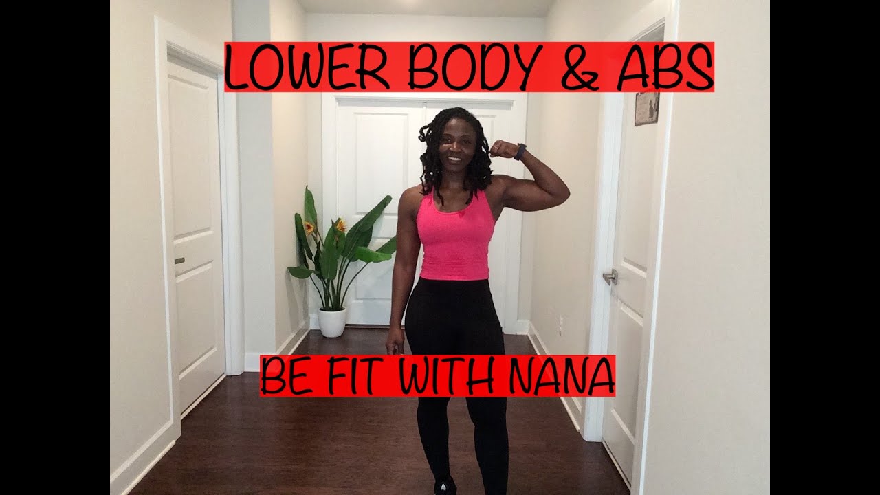 Be fit with Nana - Legs and Abs - gym edition - YouTube