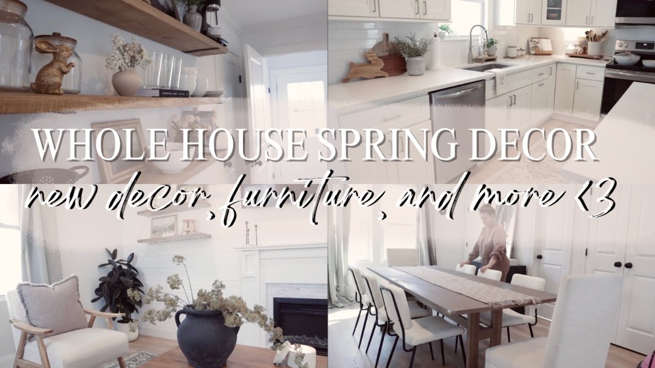 WHOLE HOUSE SPRING DECORATING 2024 | SPRING DECOR IDEAS - YouTube