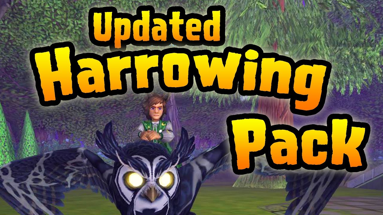 Wizard101: Opening the New Updated Harrowing Pack! - YouTube