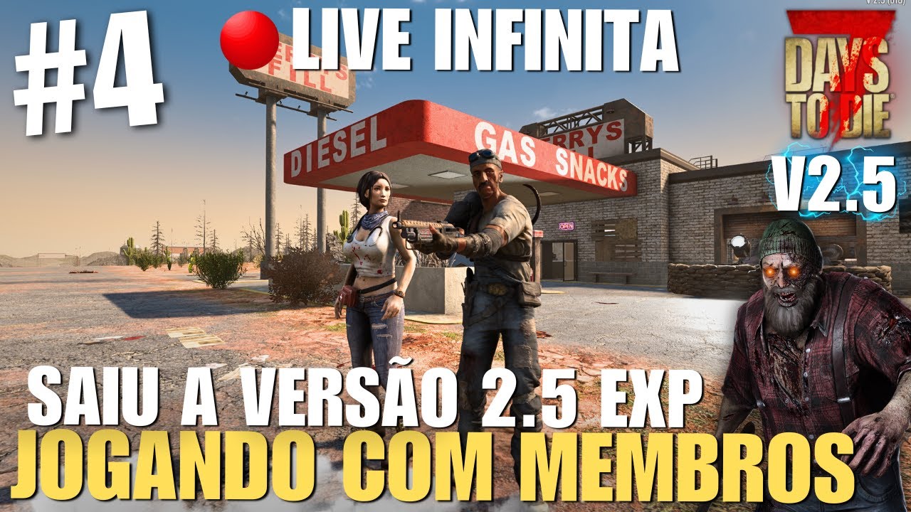 SAIU A VERSÃO 2.5 | LIVE INFINITA JOGANDO COM OS MEMBROS VIP - 7 DAYS ...