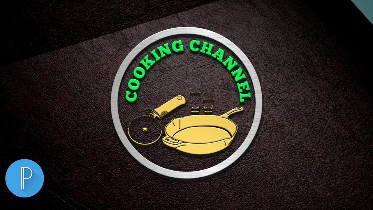 Cooking Channel Logo design in Pixellab | Tech Pencil - YouTube