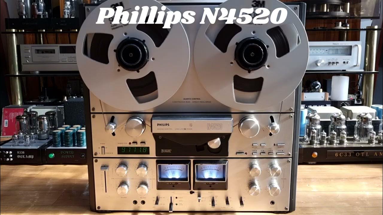 Philips N4520 Open Reel Tape Deck - A MAN AND A TRAIN "EMPEROR OF THE NORTH" - YouTube