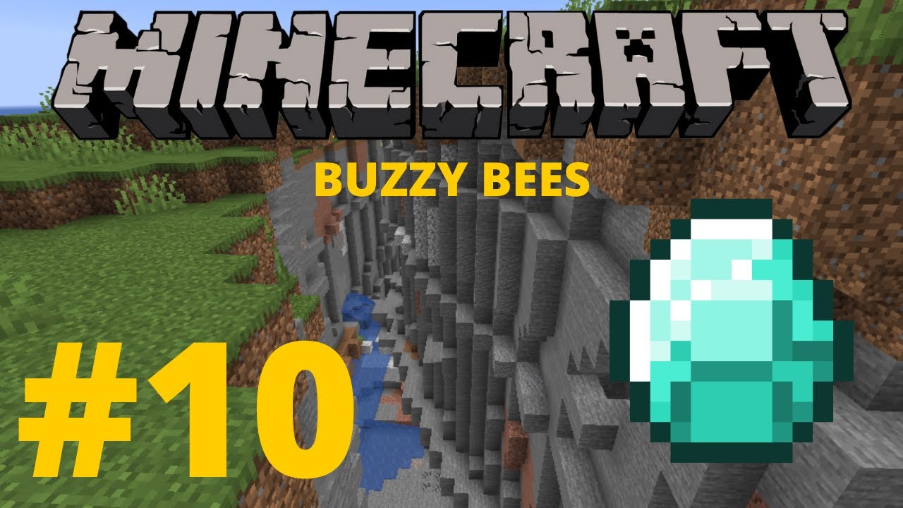 Minecraft BUZZY BEES #10: Even more Diamonds - YouTube
