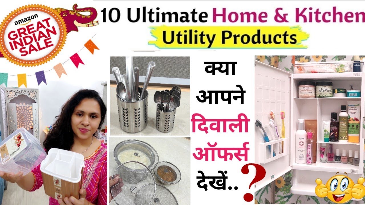 10 BRILLIANT Home & Kitchen Utility Products 💞 | Amazon Must Haves ...