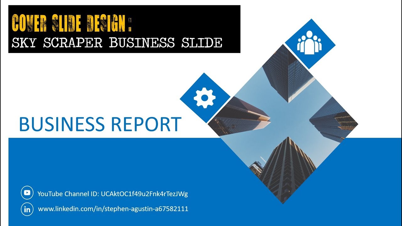 COVER SLIDE DESIGN: Sky Scraper Business Slide - YouTube