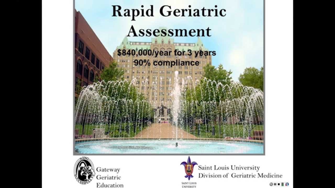 Rapid Geriatric Assessment - YouTube