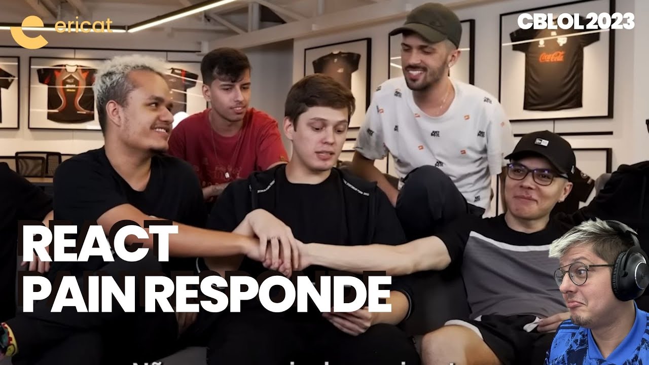 ERICAT REAGE PAIN RESPONDE CRISE NA PAIN 0-2 CBLOL 2023 - YouTube