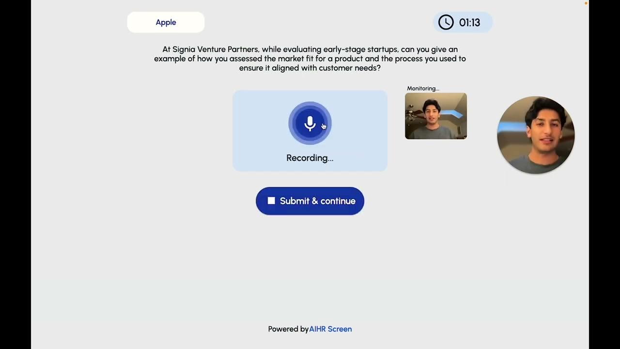 AIHR Screen - v2 Demo - YouTube