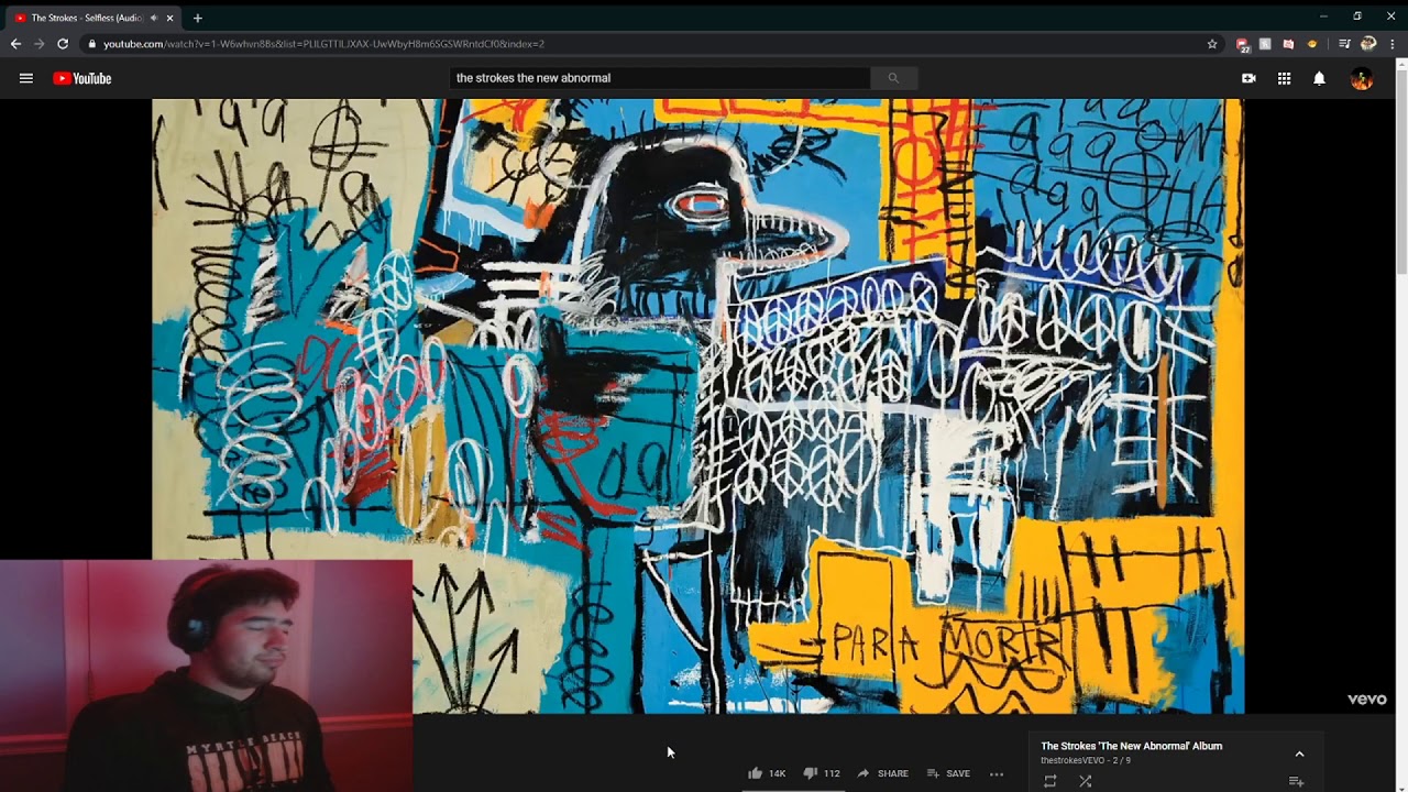 The strokes- Selfless reaction - YouTube