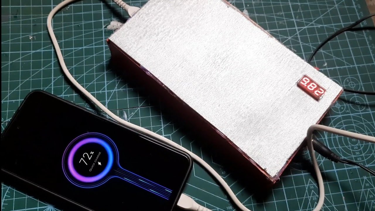 How to make a diy fast charging power bank - YouTube