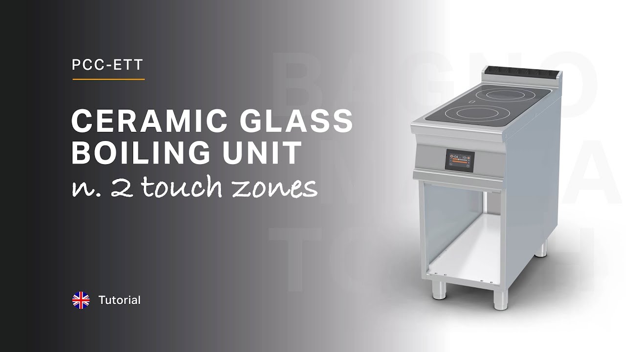1 PCC-ETT Ceramic glass boiling unit - 2 touch zones - YouTube