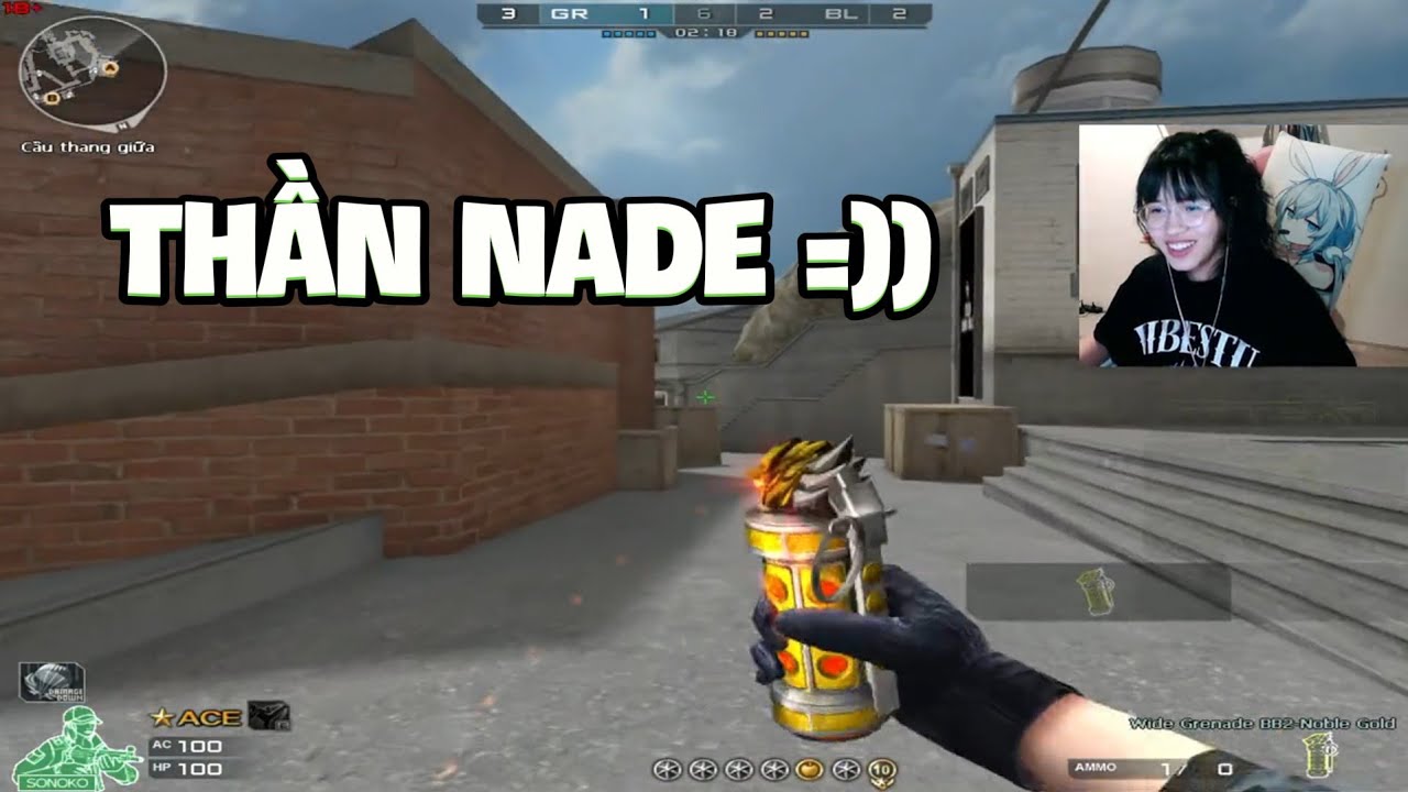 ( Đột kích ) Thần nade team work =)) | Lâm Tâm Châm - YouTube