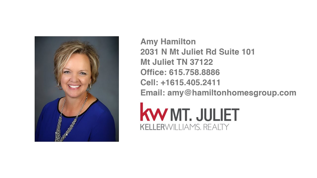 502 Millwood Ln Mt Juliet TN 37122 — Amy Hamilton - YouTube
