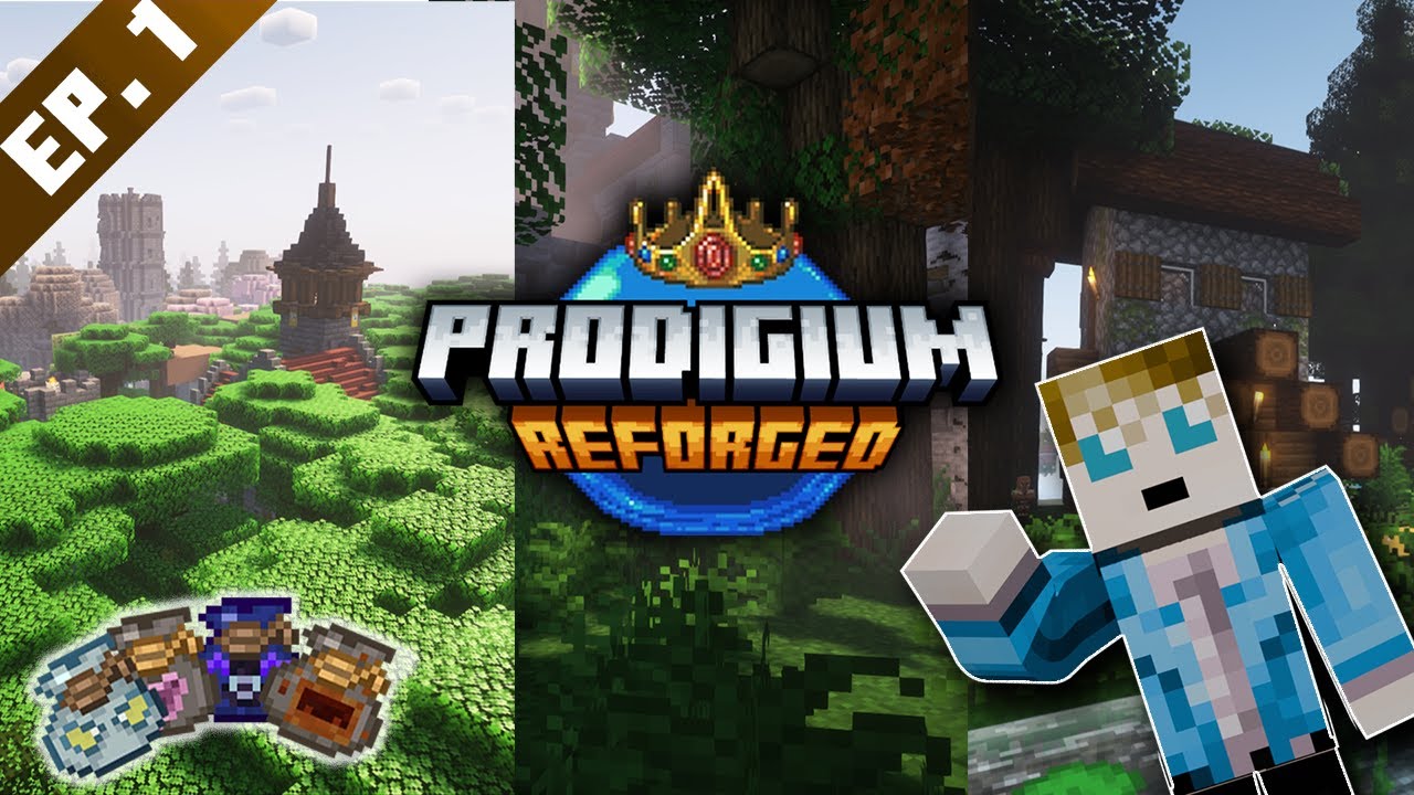 Minecraft But Its Terraria? | Prodigium Reforged Ep. 1 Defeating The ...