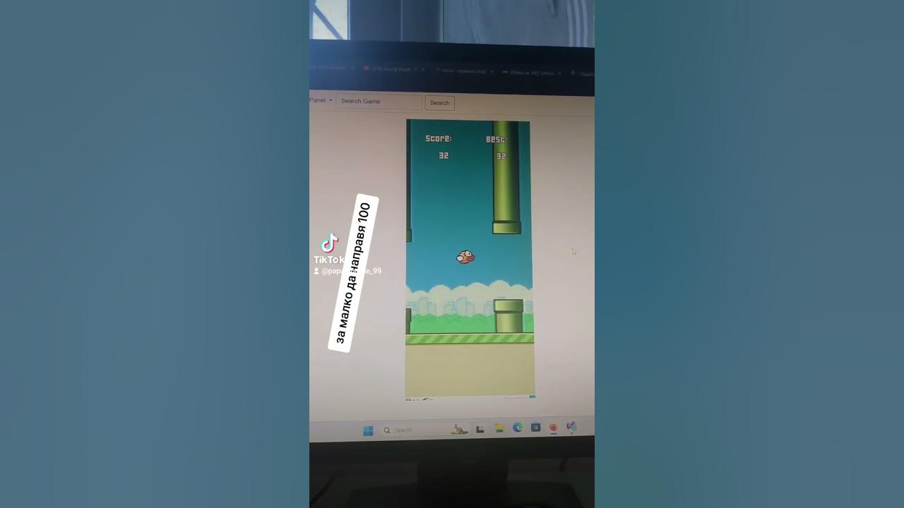 Flappy Bird Clone record! 94!! - YouTube