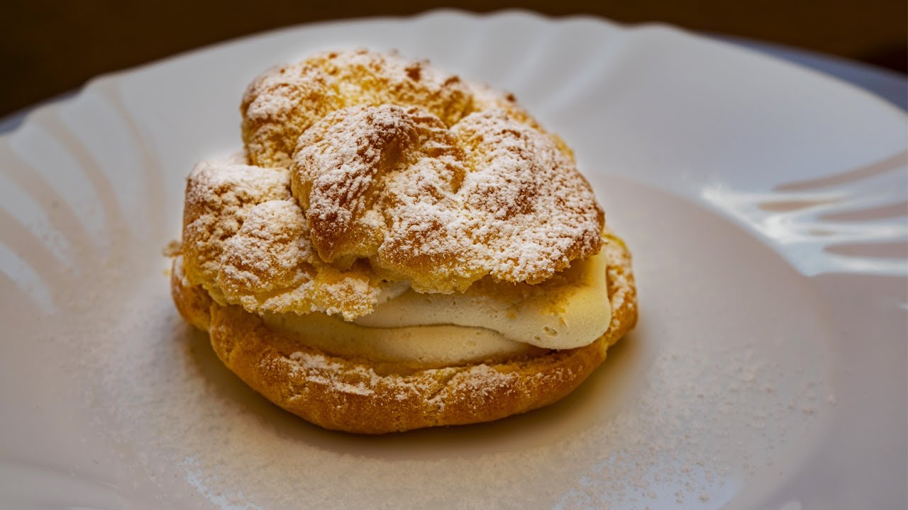 Como hacer Pasta para Choux rellenos de crema - YouTube