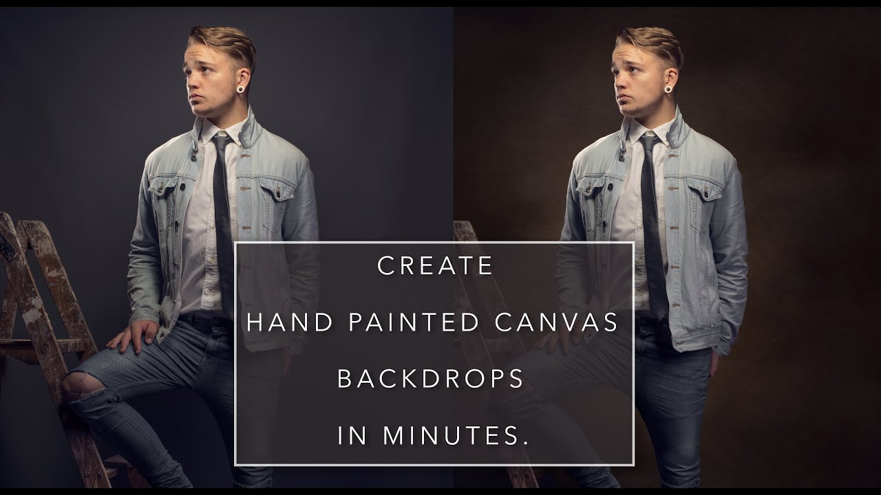Create Hand Painted Canvas Backdrops IN MINUTES! and FREE download ...