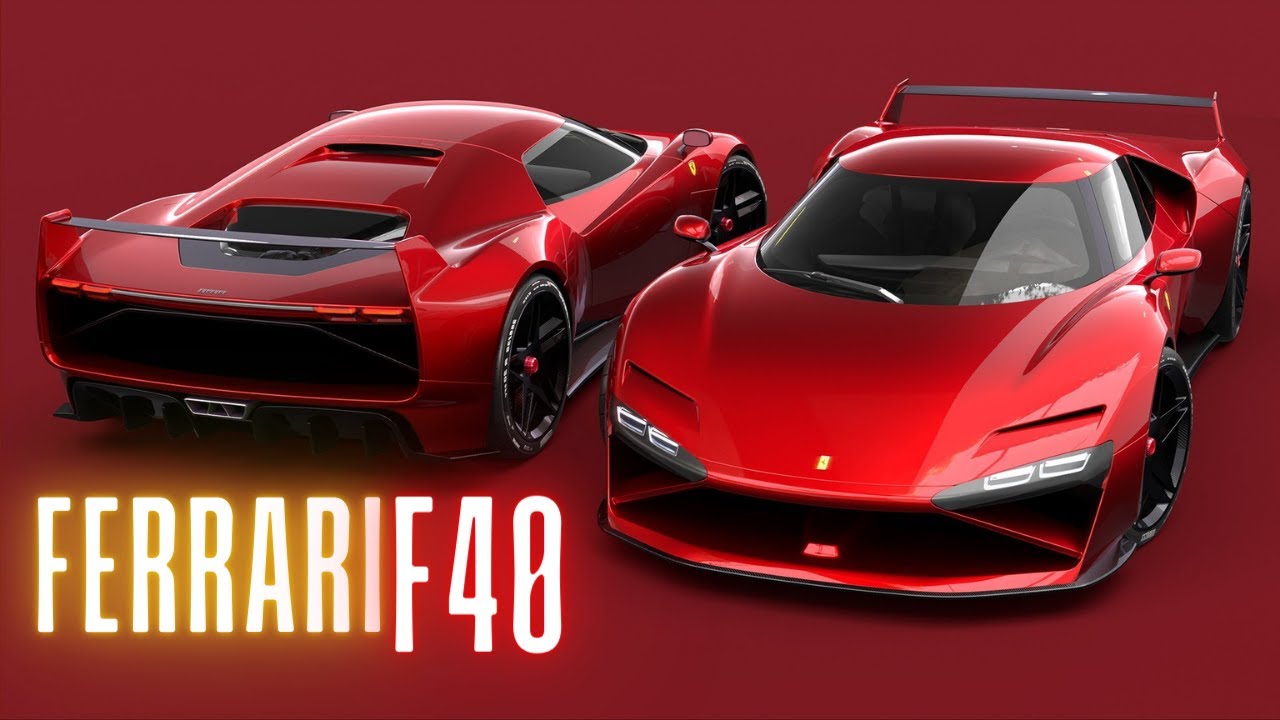 Modern Day Ferrari F40 Is Back As An Internal Combustion Monster - YouTube