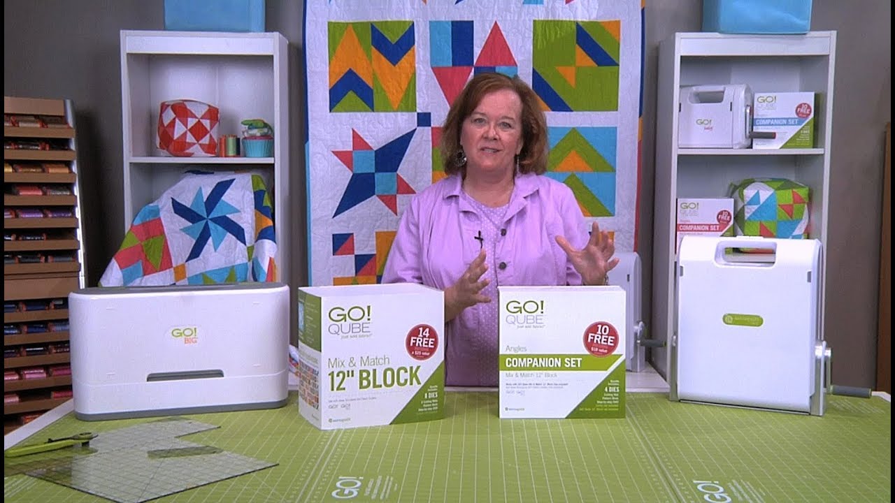 AccuQuilt GO! Qube 12 inch Companion Set – Angles - YouTube