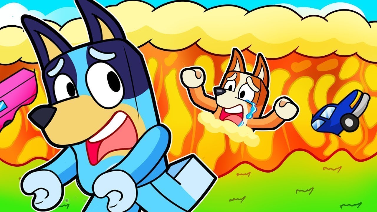 BINGO AND BLUEY ESCAPE EXTREME LAVA TSUNAMI in ROBLOX! 🔥😨 - YouTube