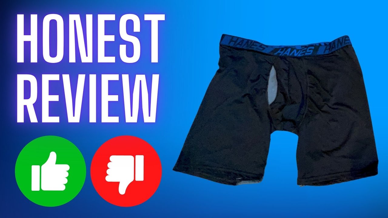 Hanes Total Support Pouch Men's Boxer Briefs (Review) - YouTube
